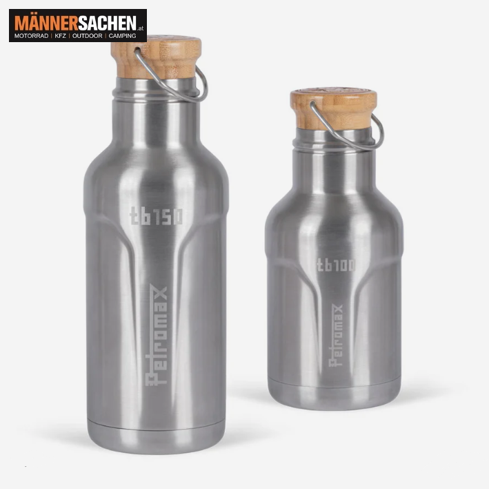 PETROMAX ISOLIERFLASCHE 1,5 Liter oder 1 Liter hält bis zu 94 h kalt ...